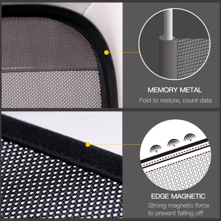 Car magnetic sun shade, Car Side Window Screens Sun Shade Curtain ...