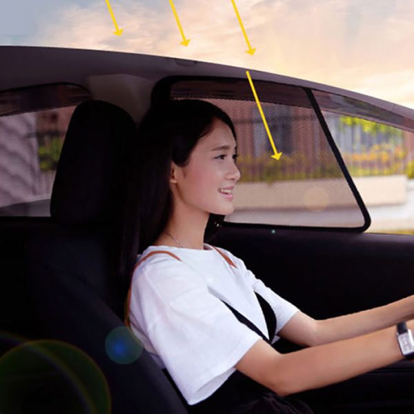 Car magnetic sun shade, Car Side Window Screens Sun Shade Curtain ...
